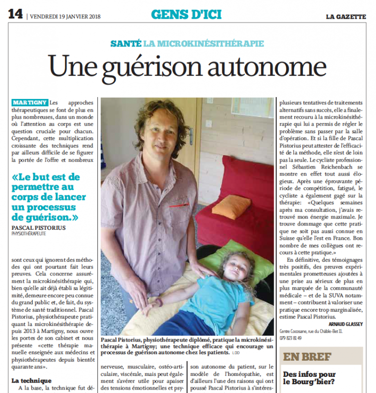 La Gazette de Martigny - Microkiné